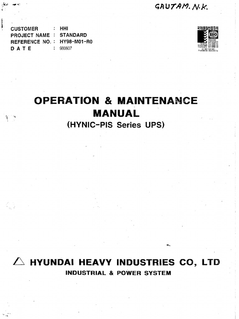 Hyundai Inverter Manual | PDF