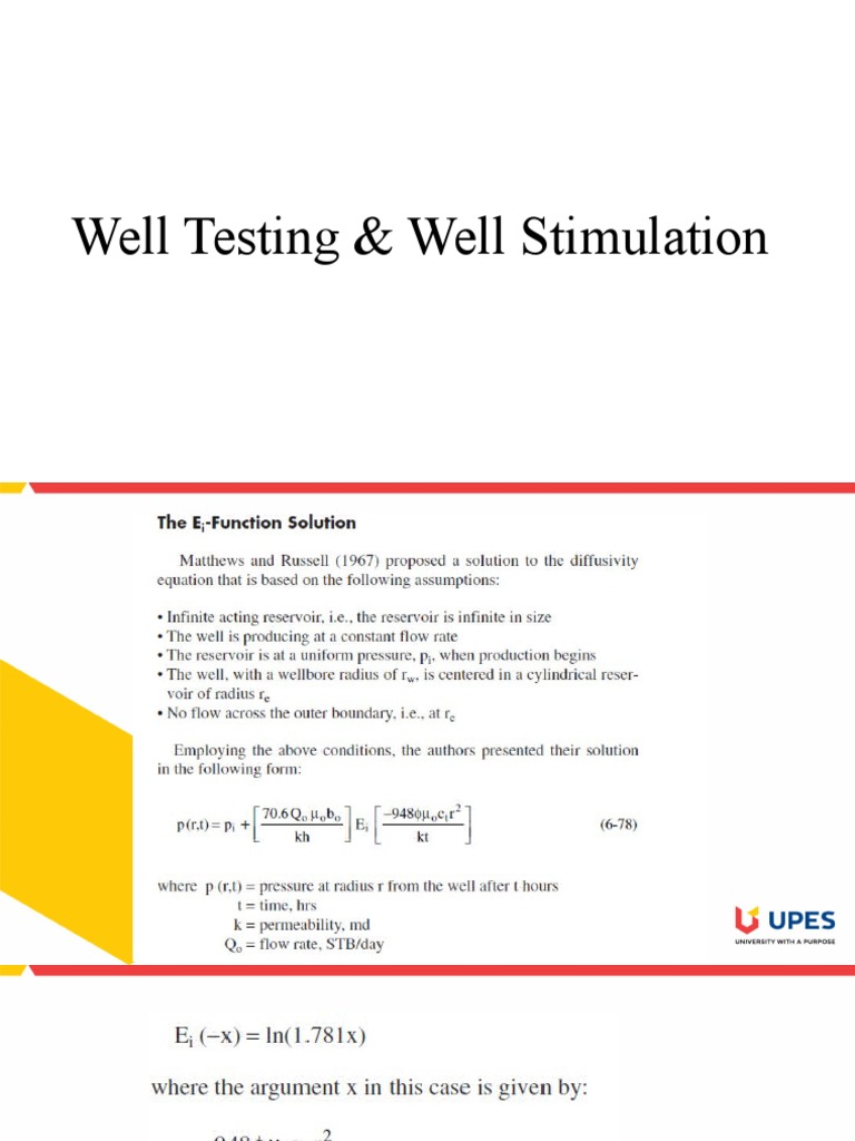 Solution To Diffusivity Equation | PDF