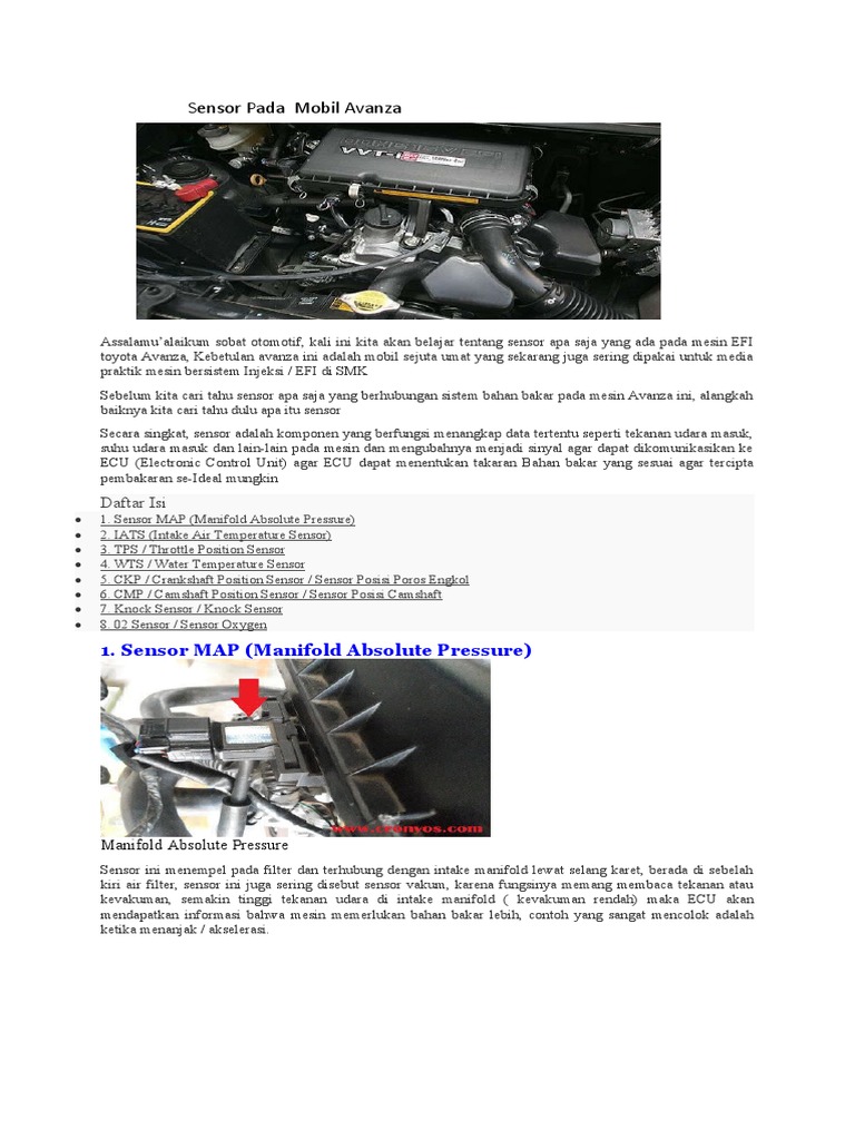 SEnsor Sensor PADA AVANSA | PDF | Griya & Taman | Teknologi & Rekayasa