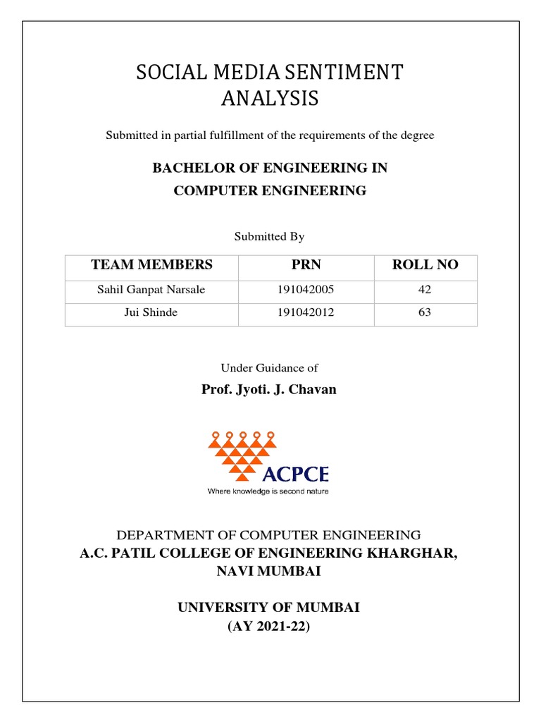 Social Media Sentiment Analysis Case Study | Download Free PDF | Social ...