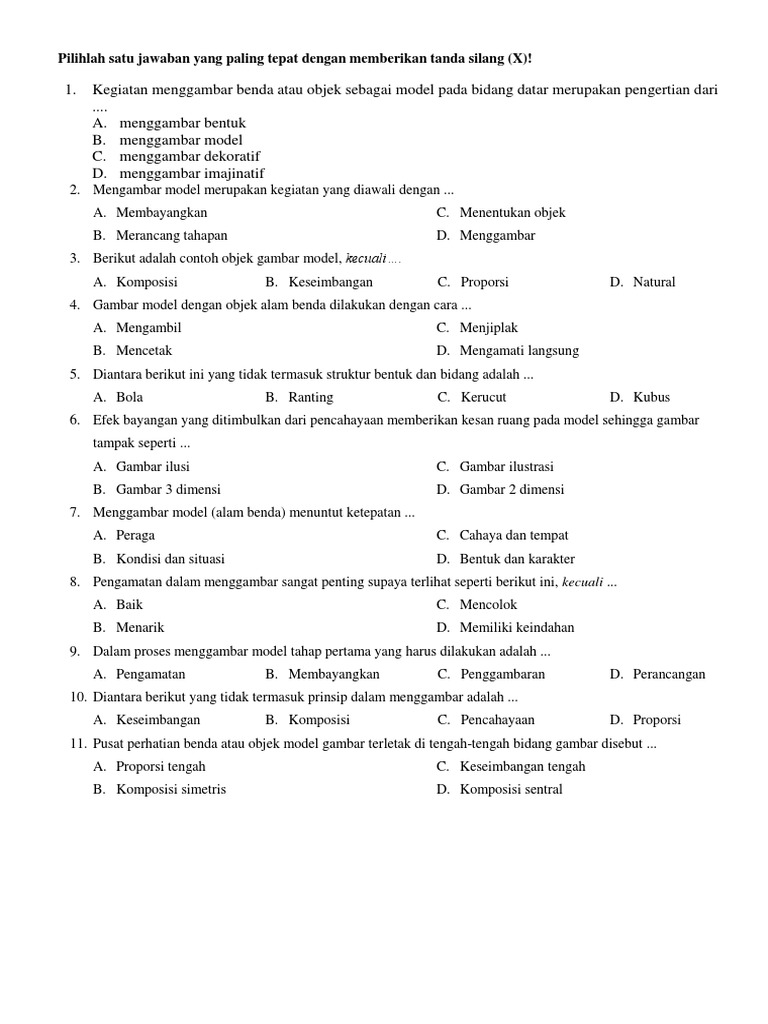 Latihan US Soal SBK | PDF