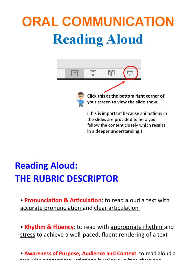 Oral Communication - Reading Aloud | PDF | Stress (Linguistics) | Oil Spill