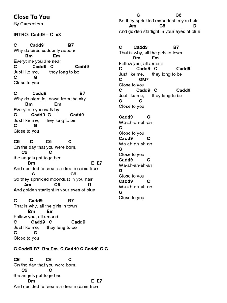 Too Close Guitar Chords How To Play Power Chords On Guitar Beast