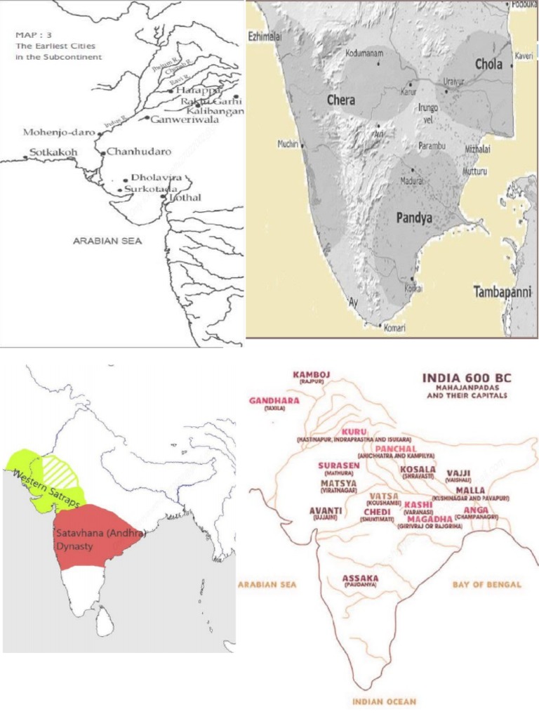 Maps of Ancient India | PDF