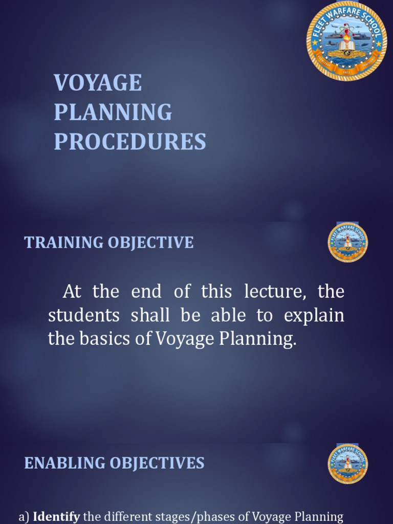 Module 1.2 Voyage Planning Proceedure | PDF | Navigation | Earth Sciences