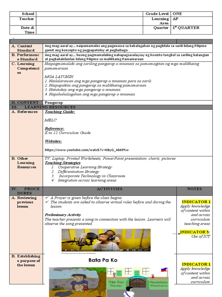 AP Week 8 - Pangarap | PDF