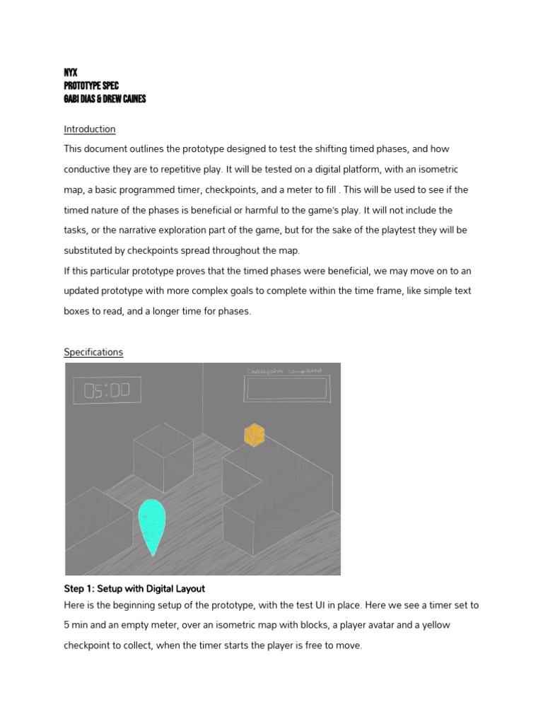 Prototype Spec - Nyx | PDF | Design