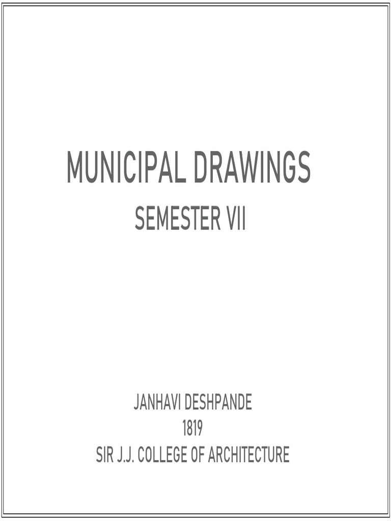 Municipal Drawings of A Residential Unit in Bandra | PDF