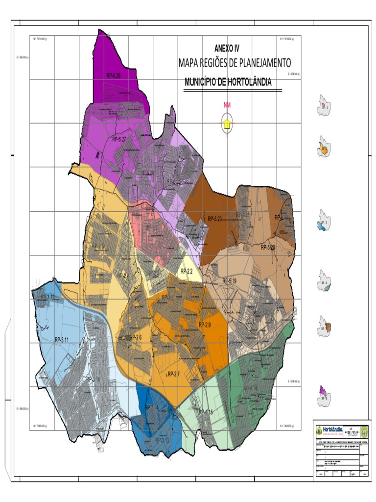 Anexo IV - Plano Diretor - Mapa Regioes Planejamento | PDF