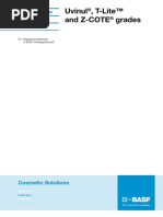 Uvinul® MC 80 | PDF | Implied Warranty | Chemical Substances