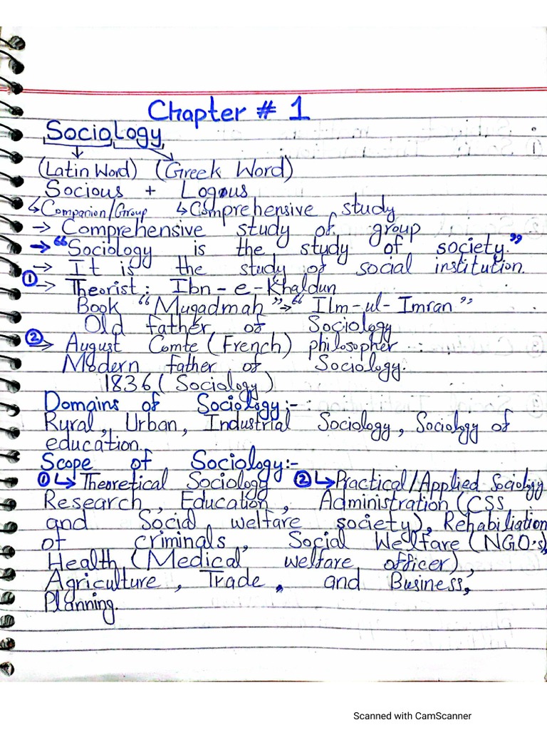 Sociology Notes | PDF