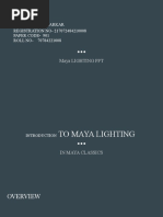 Understanding Maya Lights (Point, Spot, Directional) | PDF | Shadow | Light