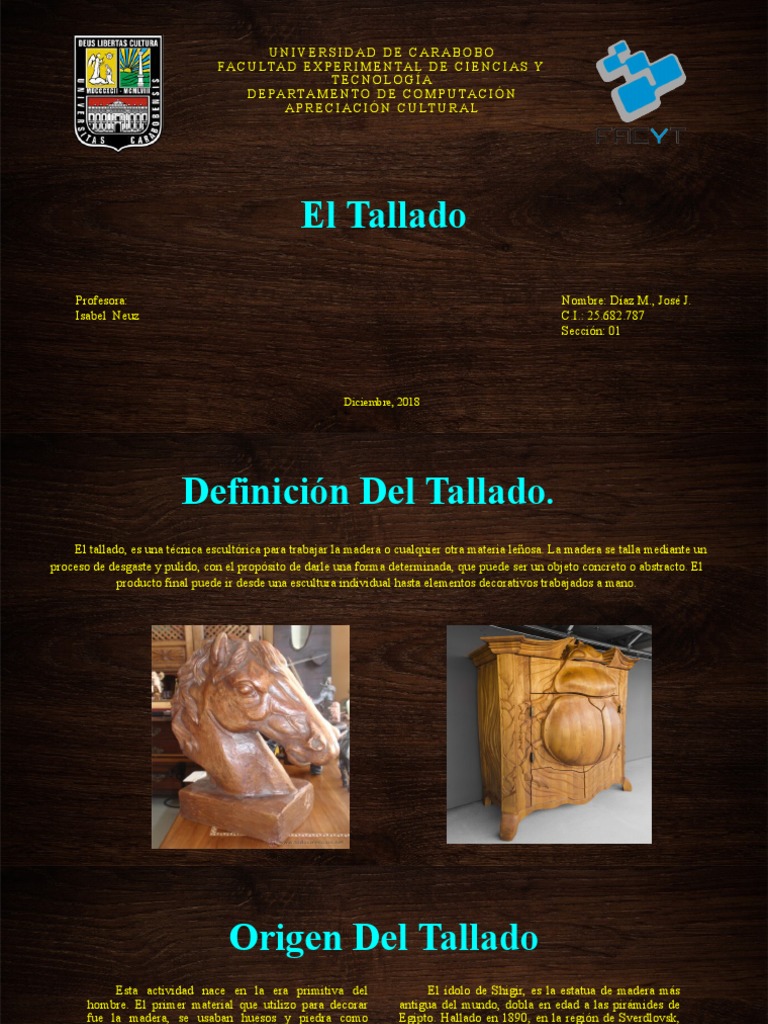 Técnicas y Significado del Tallado en Madera | PDF | Talla de madera ...