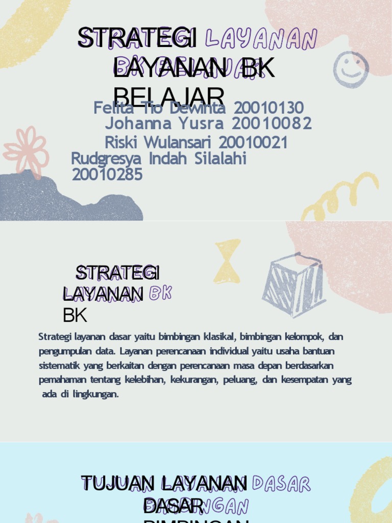 Strategi Layanan BK Belajar | PDF