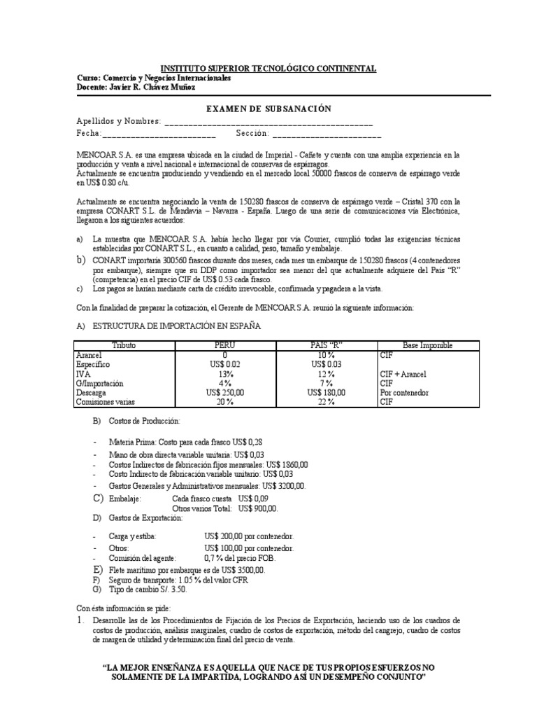 Ex Export | PDF