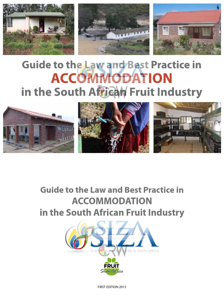 SIZA Guide To The Law and Best Practice in Accommodation in The South ...