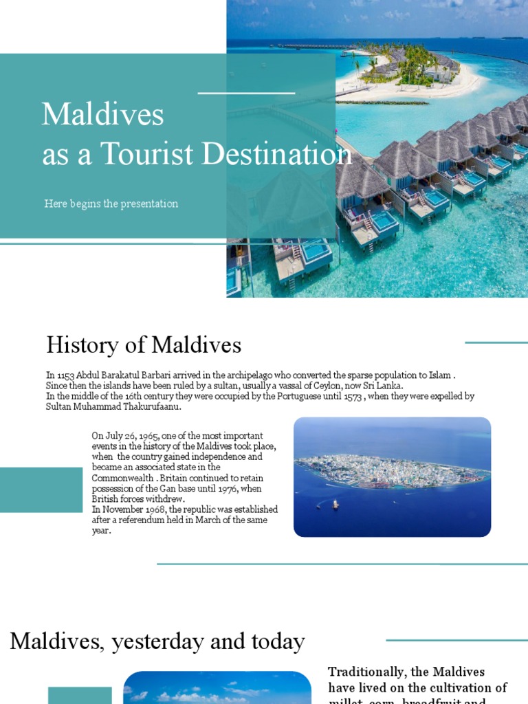 A Comprehensive Overview of Maldives as a Tourist Destination | PDF ...