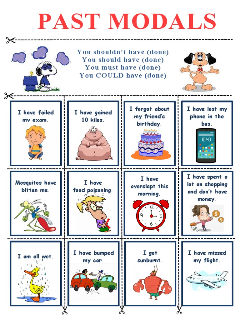 Past Modals: You Shouldn't Have (Done) You Should Have (Done) You Must ...