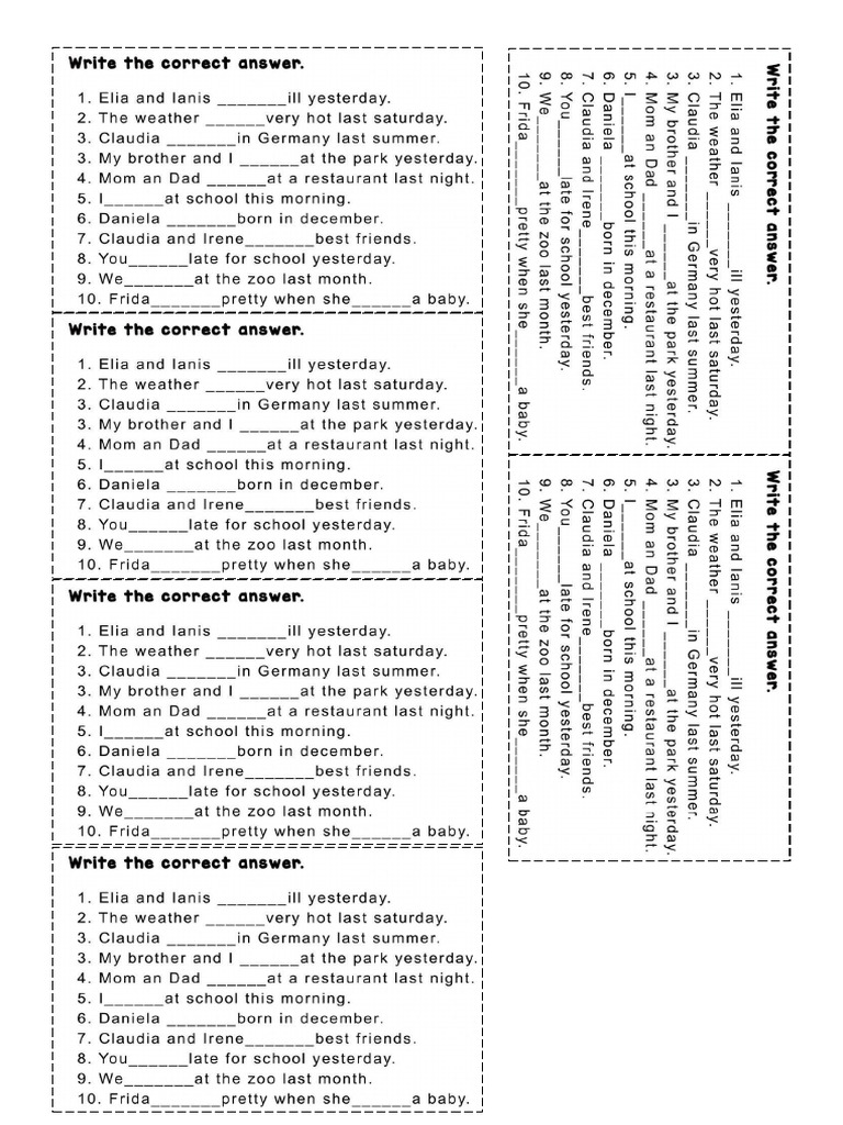 Leccion Was Were 7mo | PDF