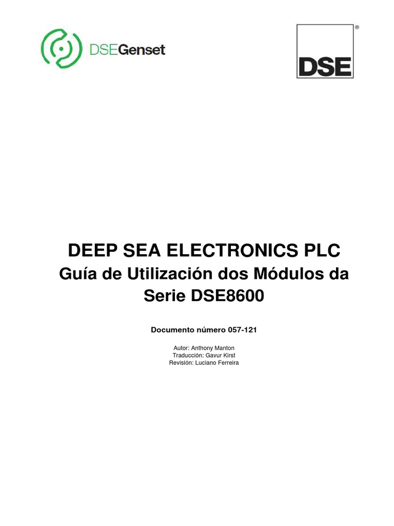 DSE8610 MKII Español | Descargar gratis PDF | Generador eléctrico ...