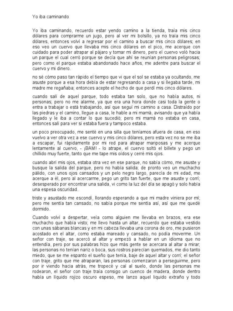 Yo Iba Caminando | PDF