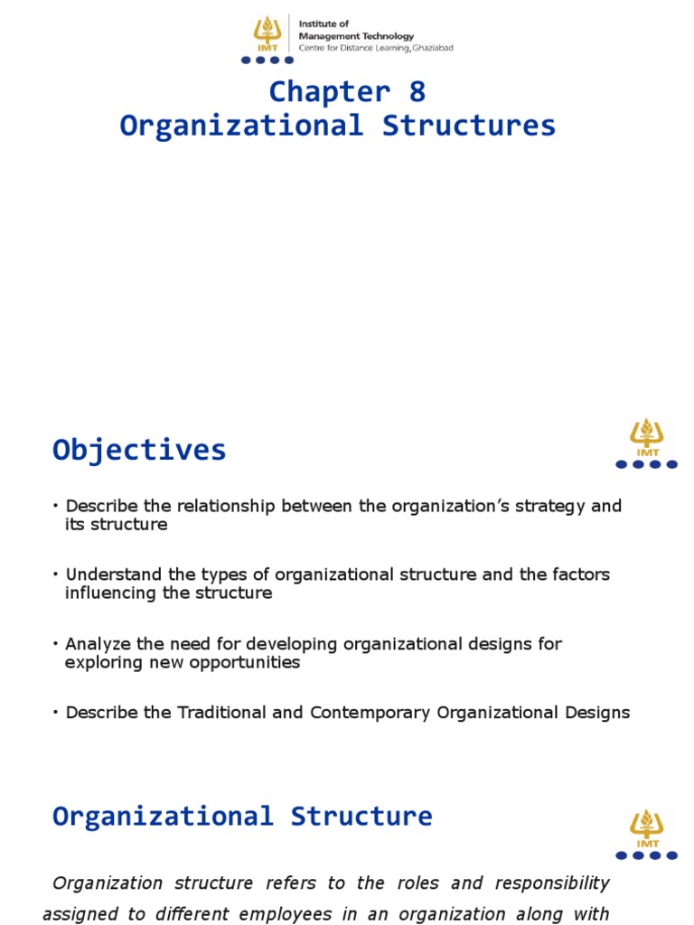 8 Organizational Structure | PDF | Organizational Structure | Business
