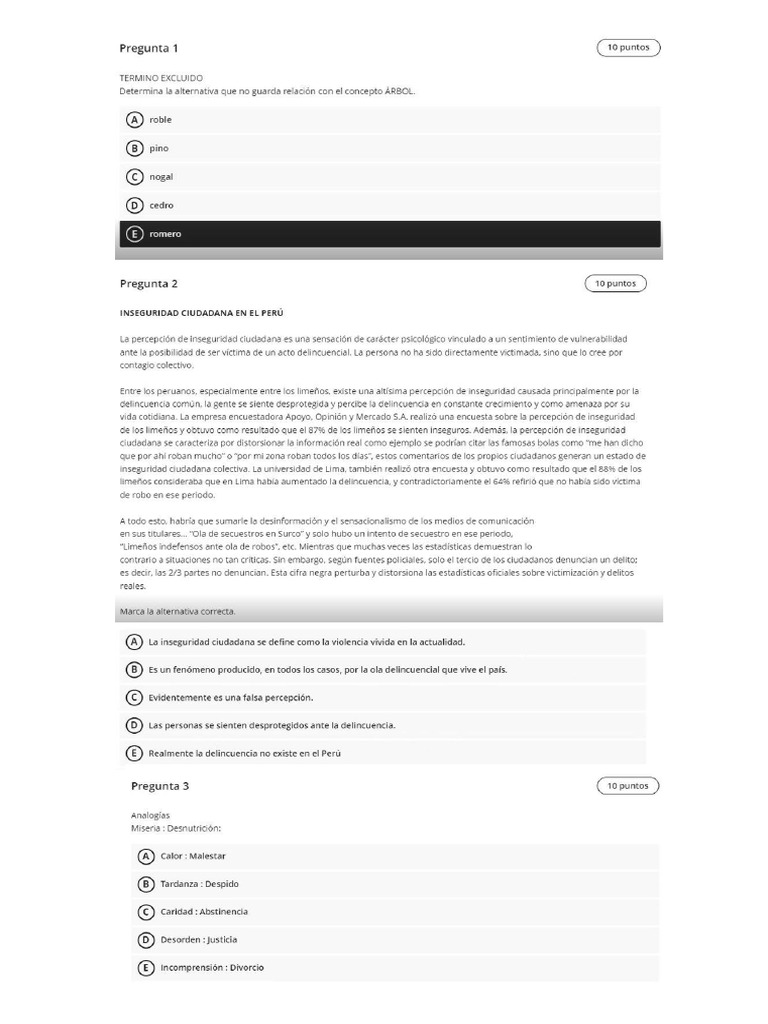 Simulacro Upla 2022-1 | PDF