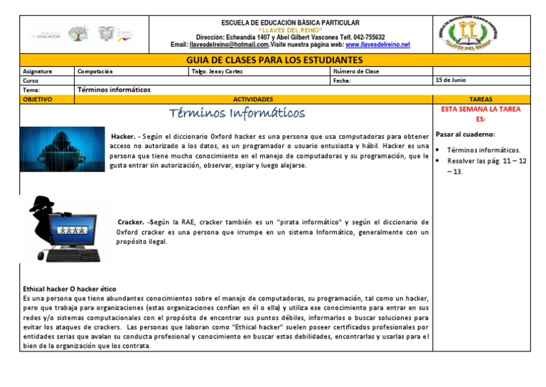 7mo Computacion 15-06-2022 | PDF | Hacker de seguridad | La seguridad informática