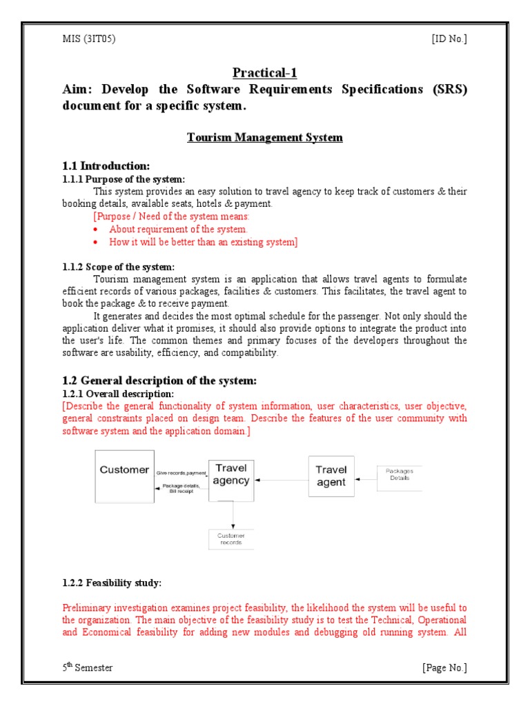 Practical 1 (Sample SRS Document) | PDF | Feasibility Study | Graphical User Interfaces