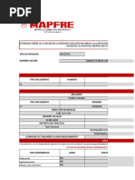 Formato de Informe Médico MAPFRE | PDF | Diagnostico medico ...