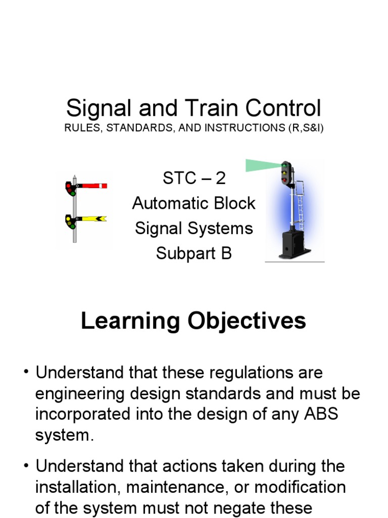 STC - 2 Automatic Block Signal Systems | PDF | Relay | Switch