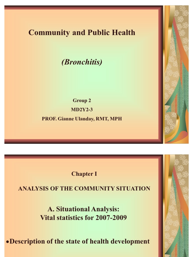 Community And Public Health Pdf Pneumonia Metro Manila