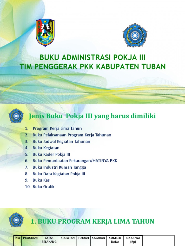 Buku Administrasi Pokja Iii | PDF