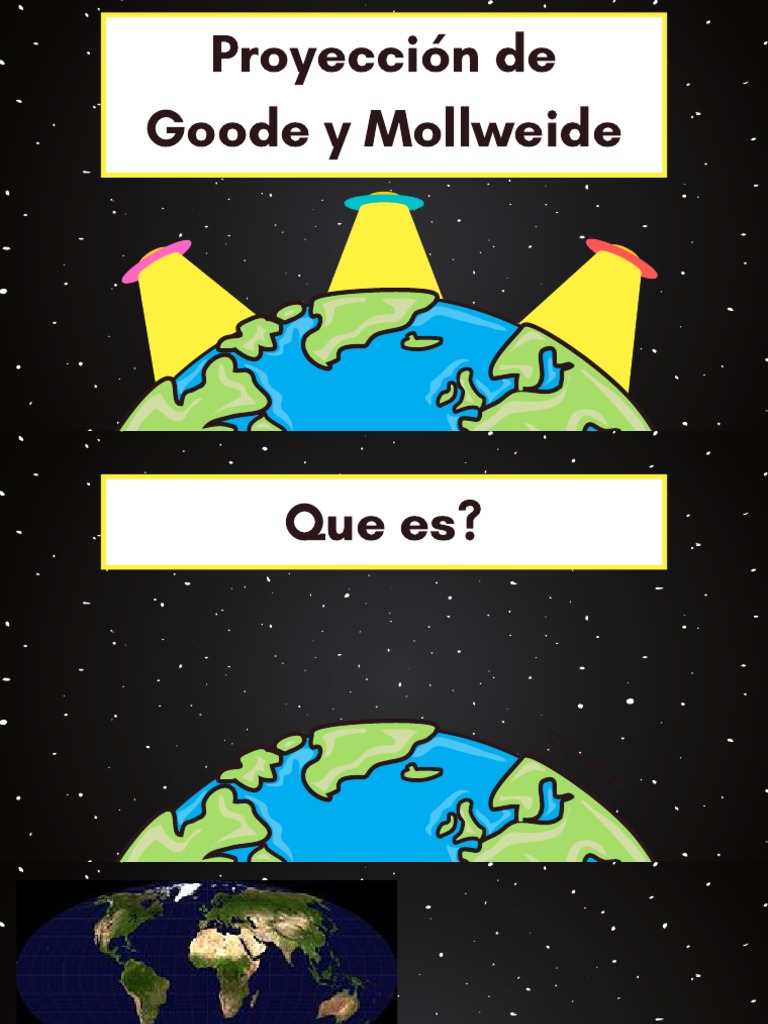 Proyeccion de Goode y Mollweide | PDF