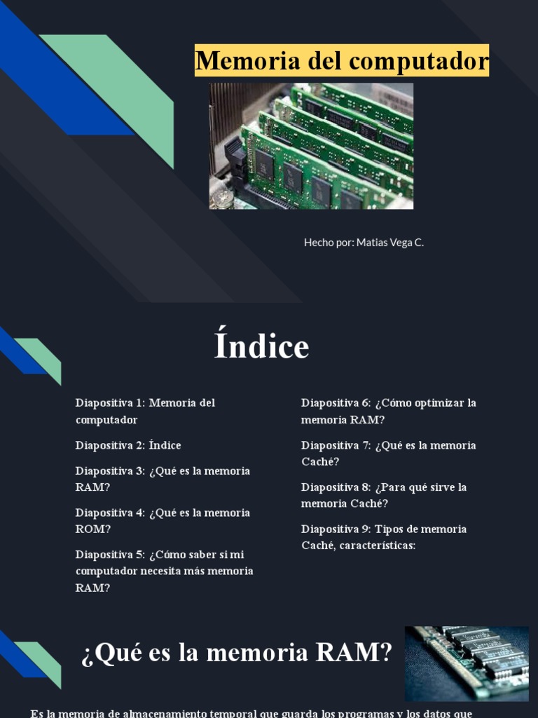 Una guía completa sobre la memoria del computador: RAM, ROM, caché y ...