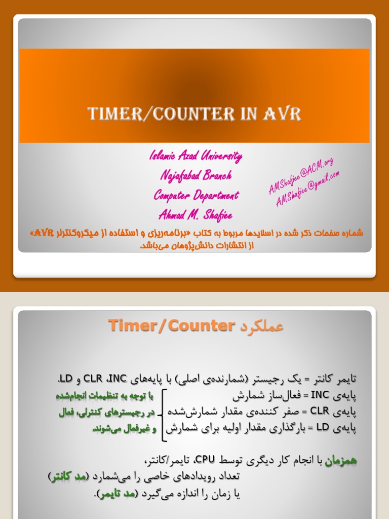 Timer-Counter in AVR | PDF | Computer Engineering | Computing