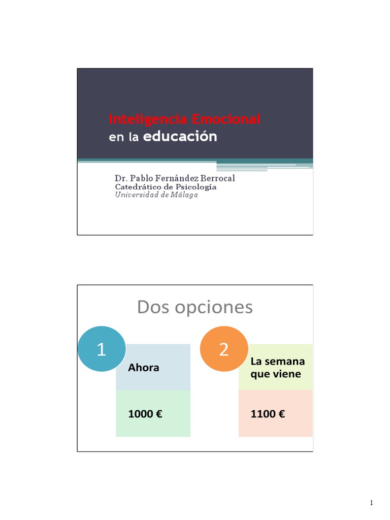 Programa INTEMO | PDF | Las emociones | Inteligencia