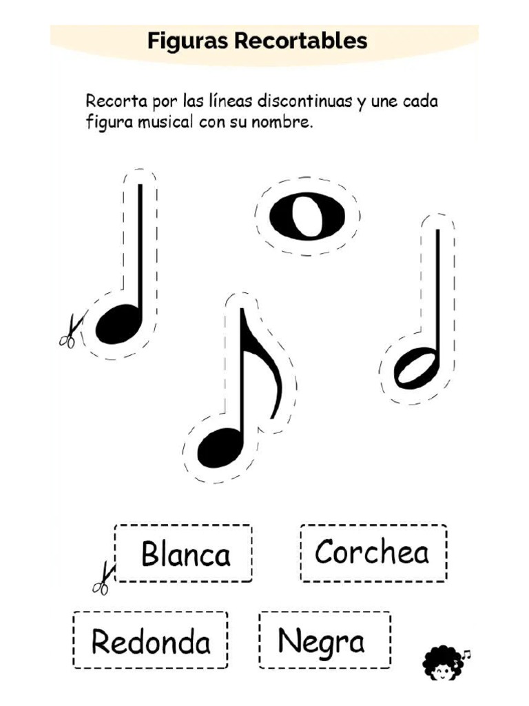 Figuras Musicales Recortables | PDF