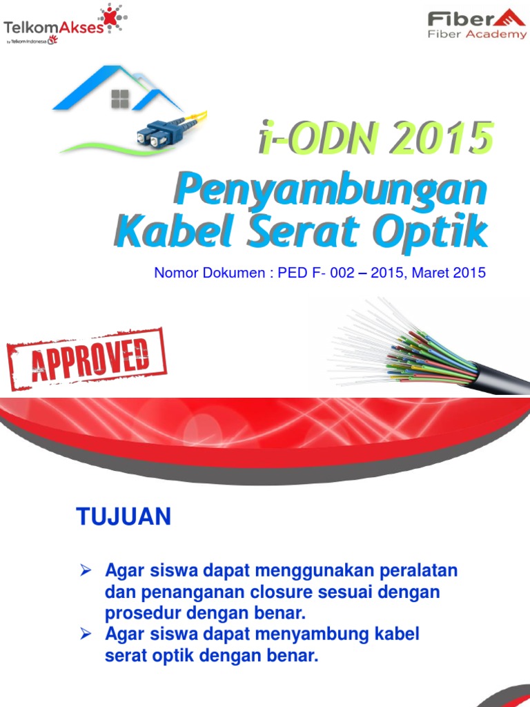 03a. Penyambungan Kabel Optik | PDF