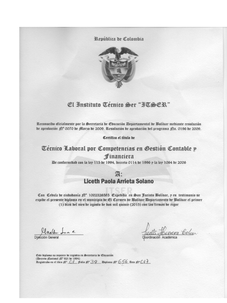 Diploma de Contabilidad | PDF