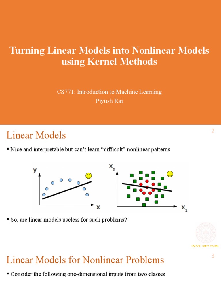 Lecture 19 - Nonlinear Learning With Kernels (1) - Plain | PDF | Matrix ...