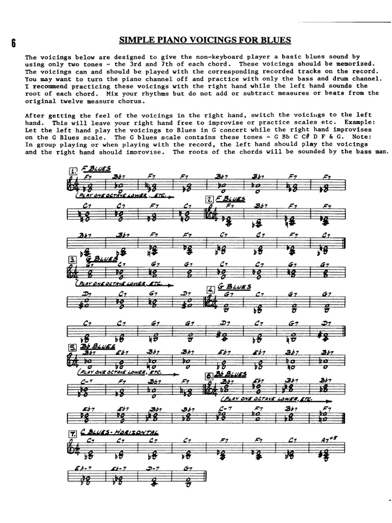 Jazz Piano Voicings | PDF