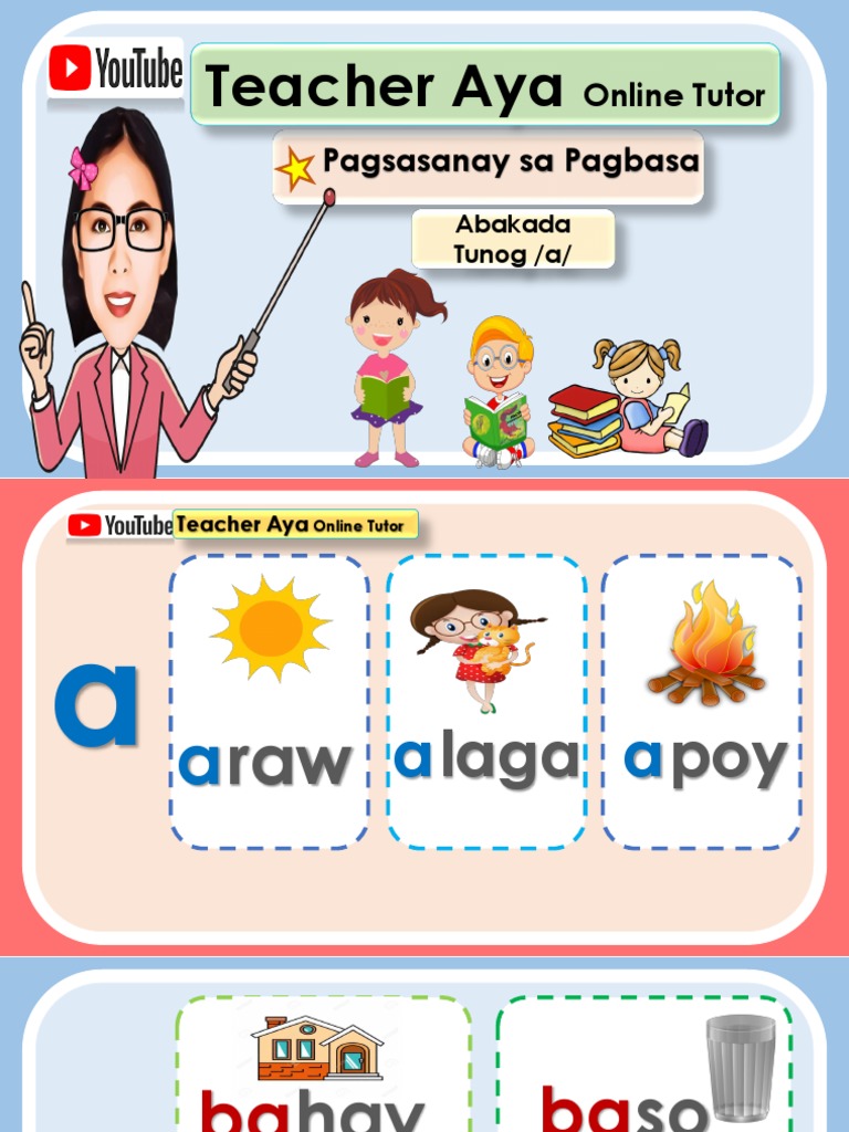 Abakada - by Teacher Aya Online Tutor | PDF