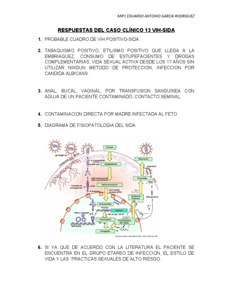 Caso Clinico Vih Sida | Descargar gratis PDF | VIH / SIDA | Medicina