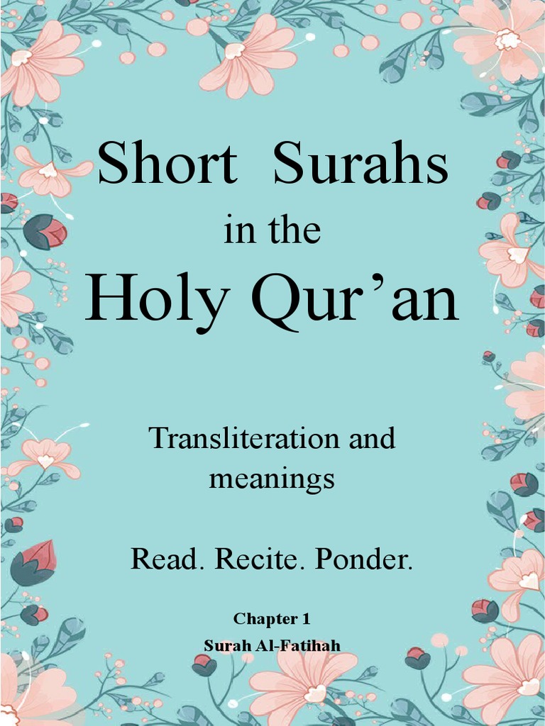 Short Surahs: Holy Qur'an | Download Free PDF | Quran | Islam