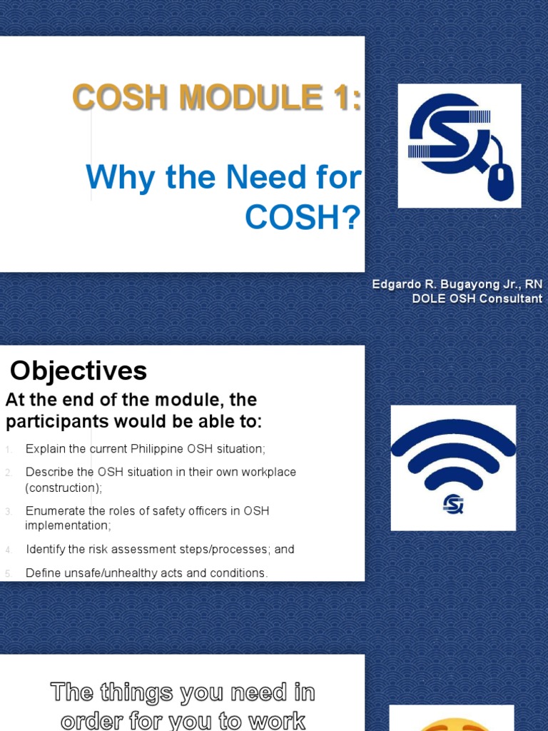COSH Module 1 - Why The Need For COSH (Synerquest) - Compressed | PDF ...