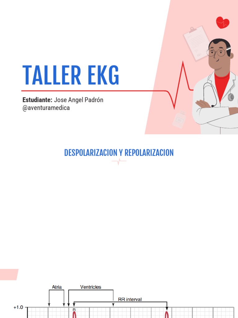 Taller EKG | PDF | Electrocardiografia | Sistema circulatorio