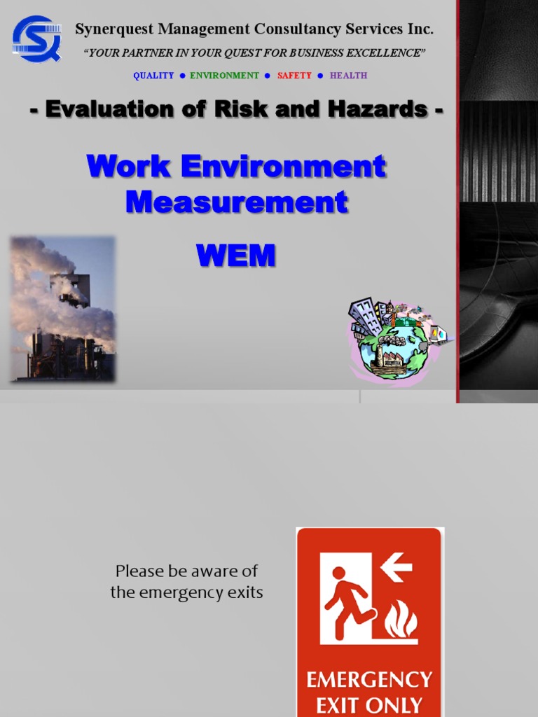 COSH Module 2 - 2A WEM (Synerquest) - Compressed | PDF | Occupational ...