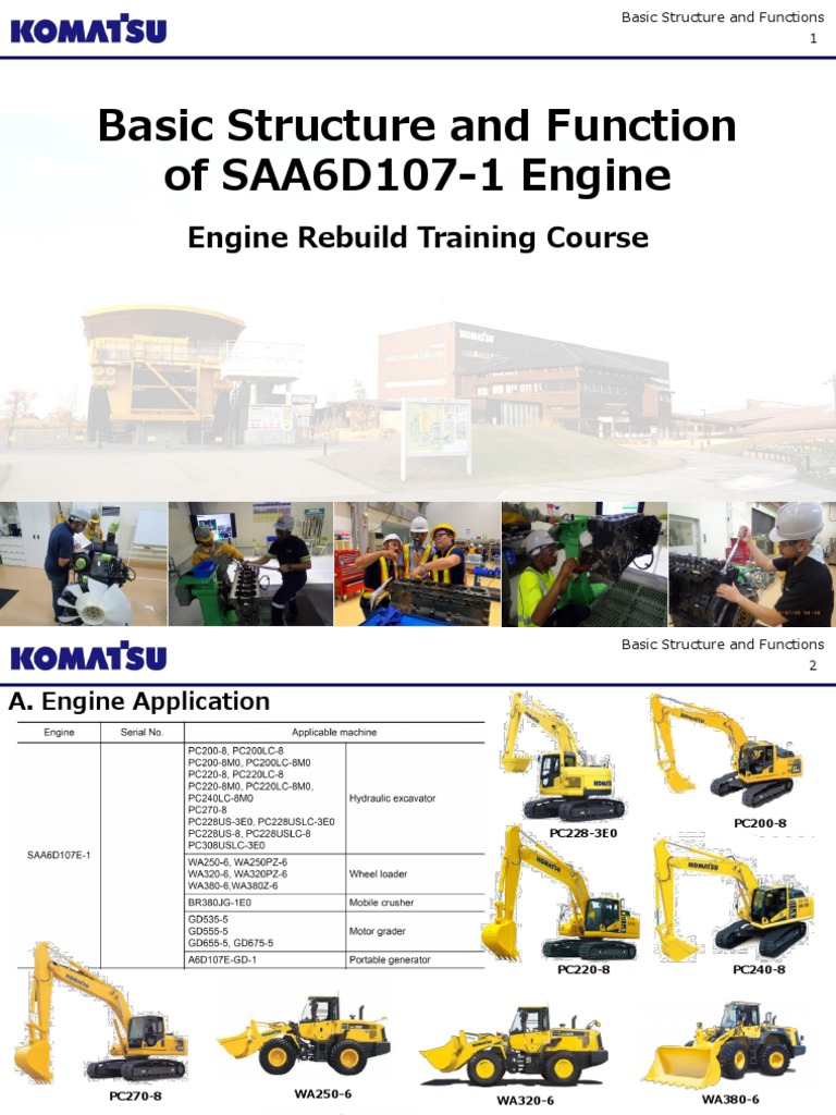 D0 - 0 - Basic S&F of 6D107 Series Engine | PDF | Internal Combustion ...
