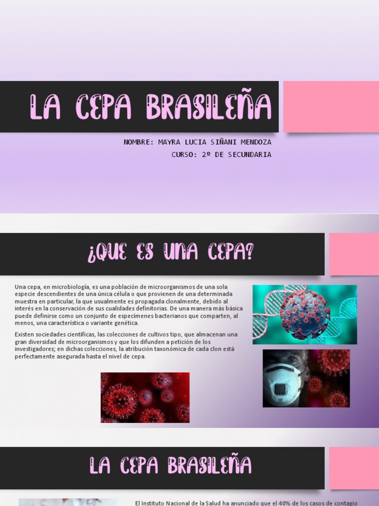 La Cepa Brasileña | PDF | Cepa (biología) | Especialidades Medicas